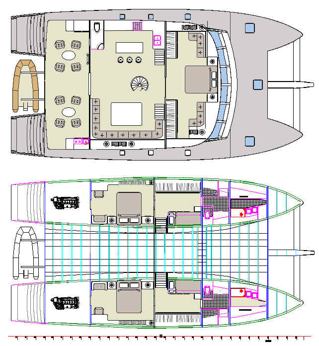 Power Catamaran Boat Plans